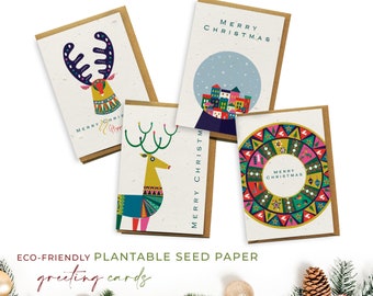 INVITATION CARD, PLANTABLE Seed Cards, Save the Date Cards, Sustainable ...