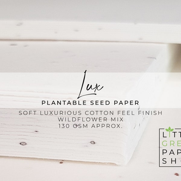 Plantable Paper - Etsy