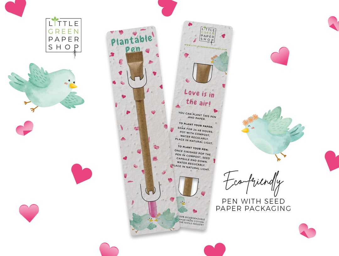 PLANTABLE Pen-eco-friendly Pen With Seeds, Party Bag Filler, Plant ...