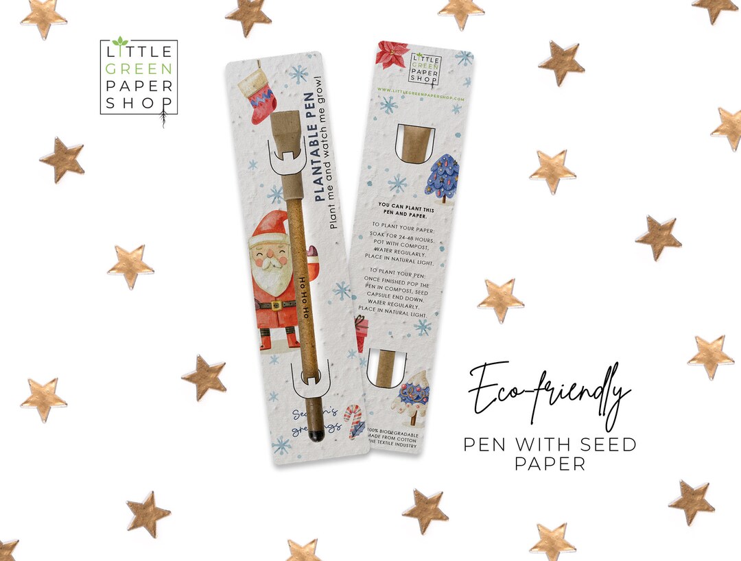 PLANTABLE Pen-eco-friendly Pen With Seeds, Party Bag Filler, Plant ...