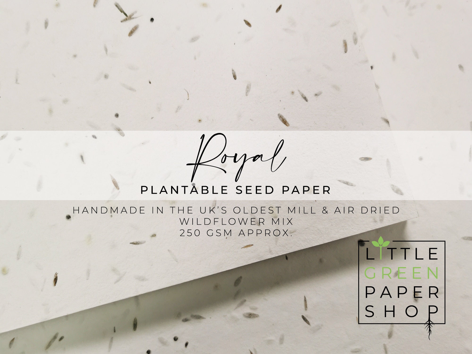 Plantable Seed Paper ROYAL A3 A4 A5 Flowers Eco-friendly - Etsy