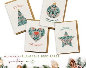MEMORIAL CARD Seed Paper Memorial Cards With Plantable Heart Wildflower ...