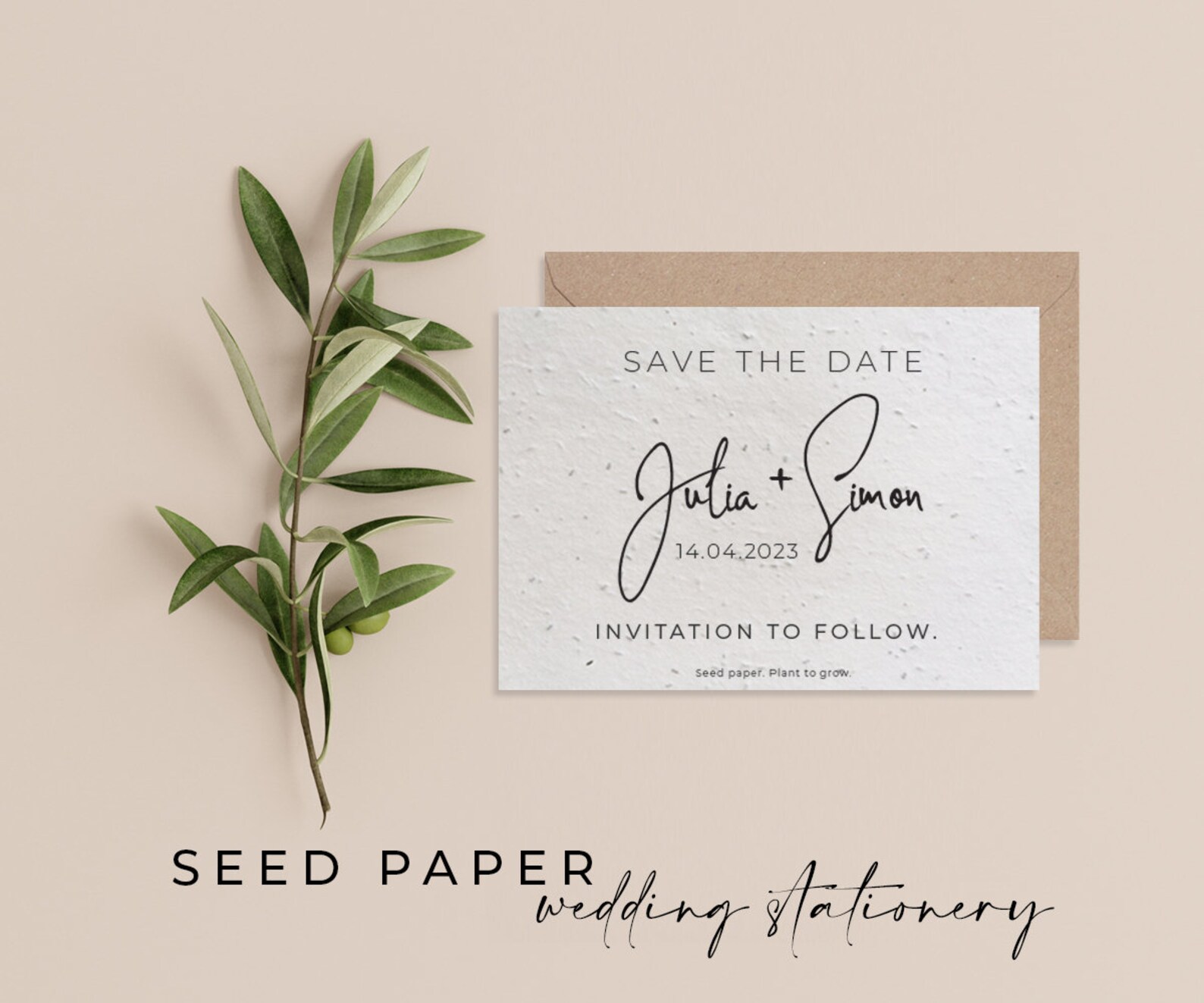 Plantable SEED PAPER Eco-friendly Sustainable Biodegradable | Etsy