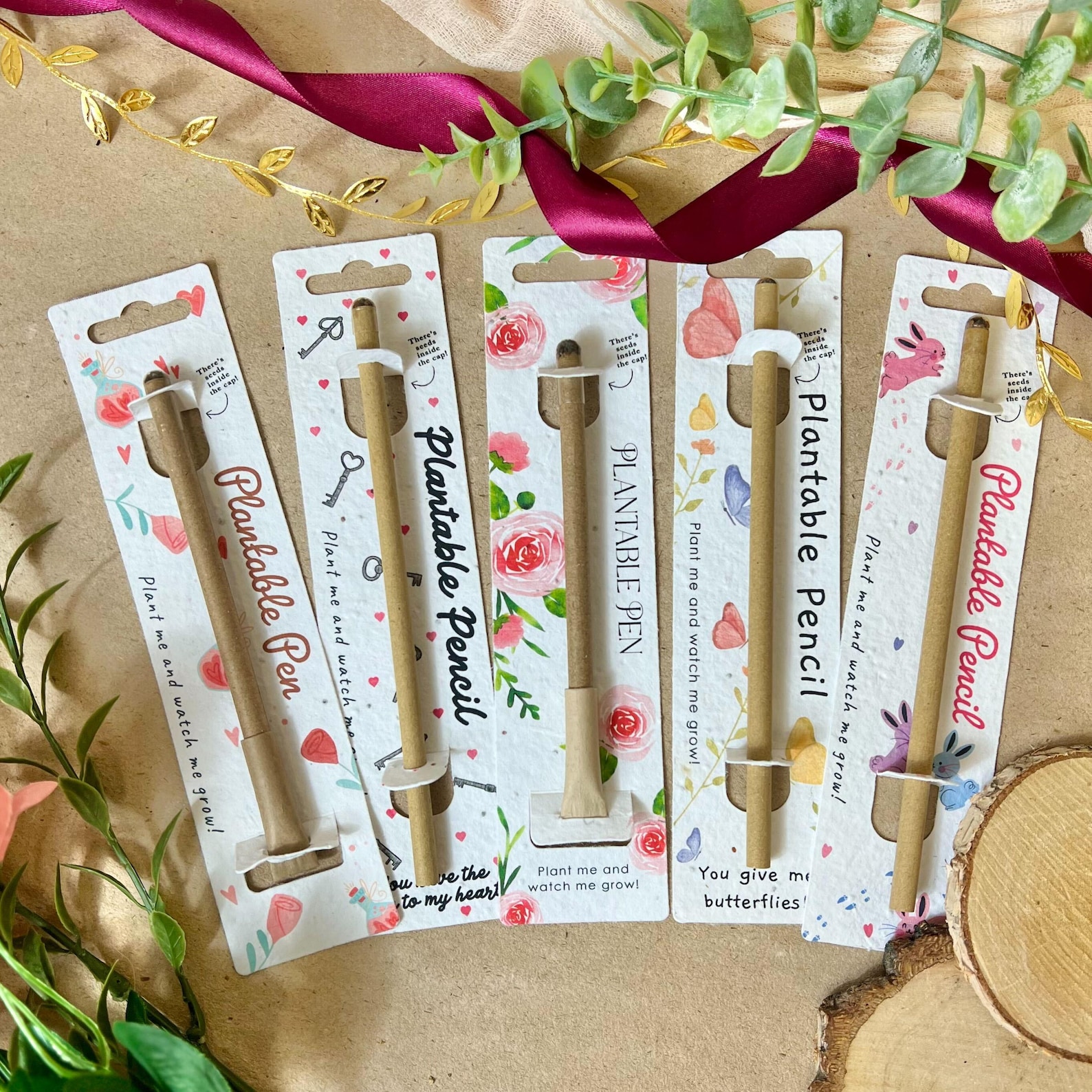 PLANTABLE PENCIL- Eco-friendly Pencil With Seeds, Thoughtful Gift ...
