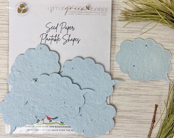 Plantable SEED PAPER Eco-friendly Sustainable Biodegradable - Etsy
