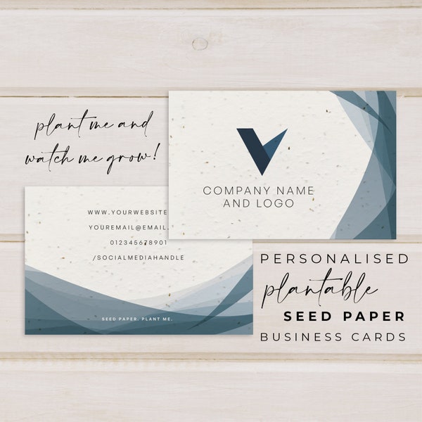 Biodegradable Business Card - Etsy