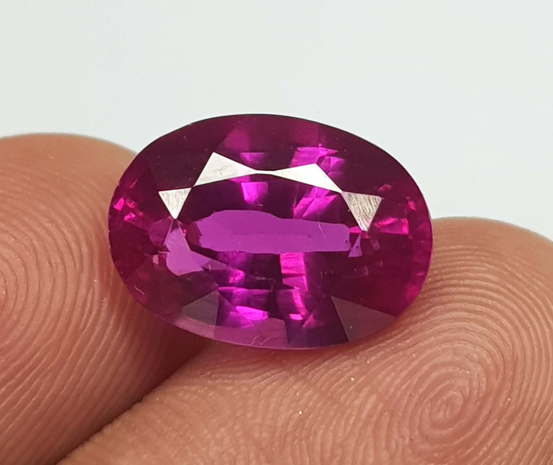 8.24 CT Beautiful Bubblegum Pink Rubellite Gemstone OVAL Shape Loose ...