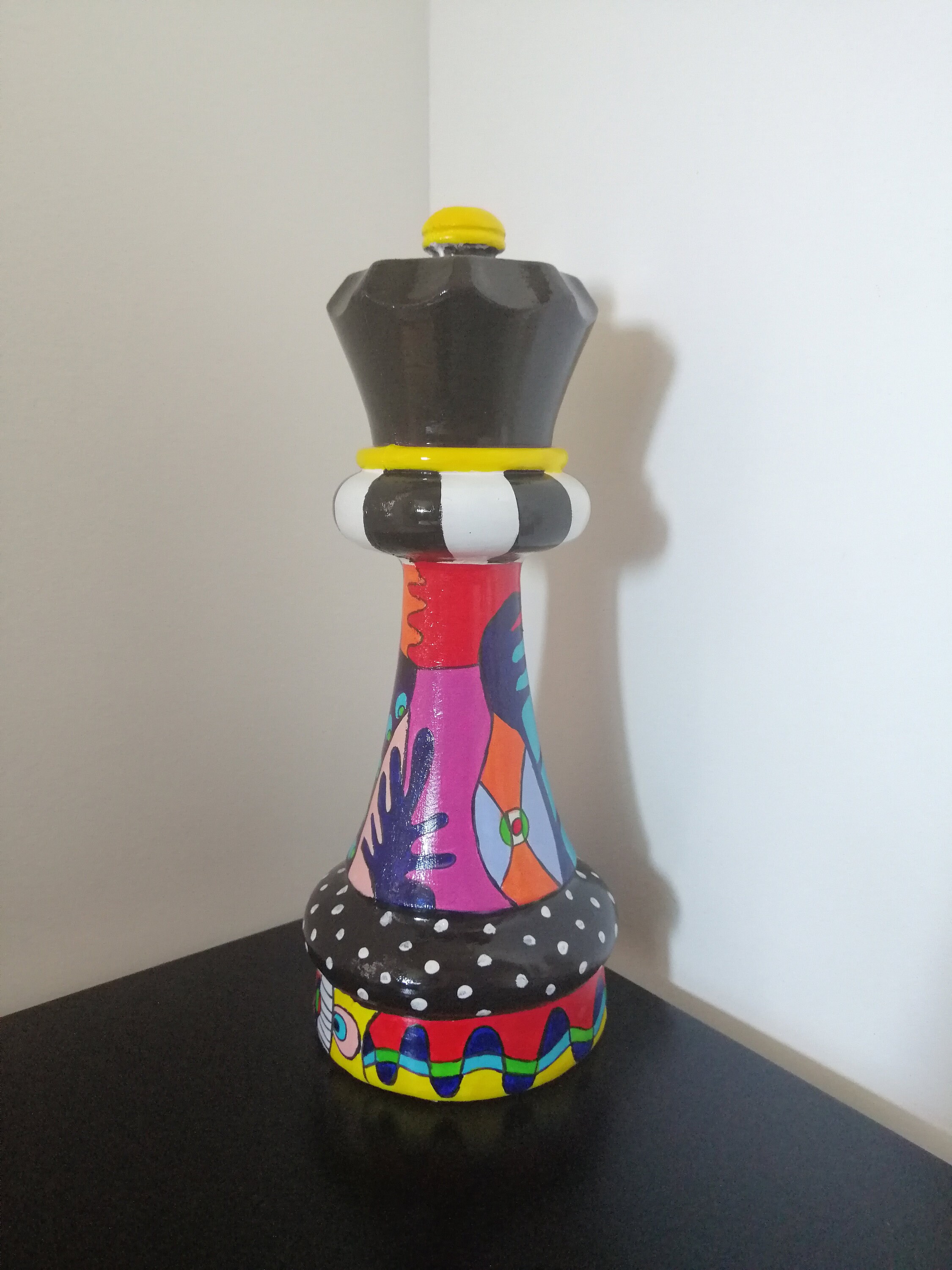 Sculpture, Statue, Game, Chess, Pawn, Queen, Black, White, Peas ...