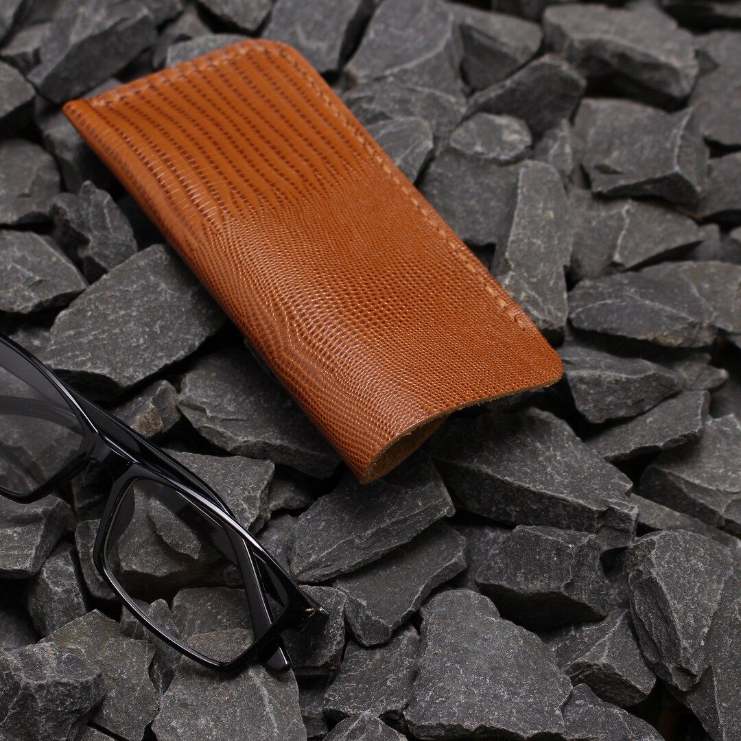 Glasses Case Gold / Python Style / Plug-in Case / Cover / Case ...