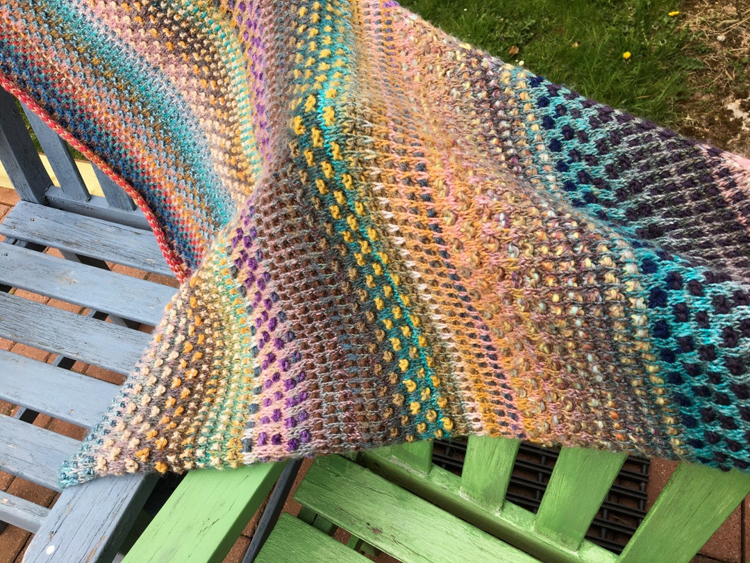 Shift Shawl Handknitted - Etsy