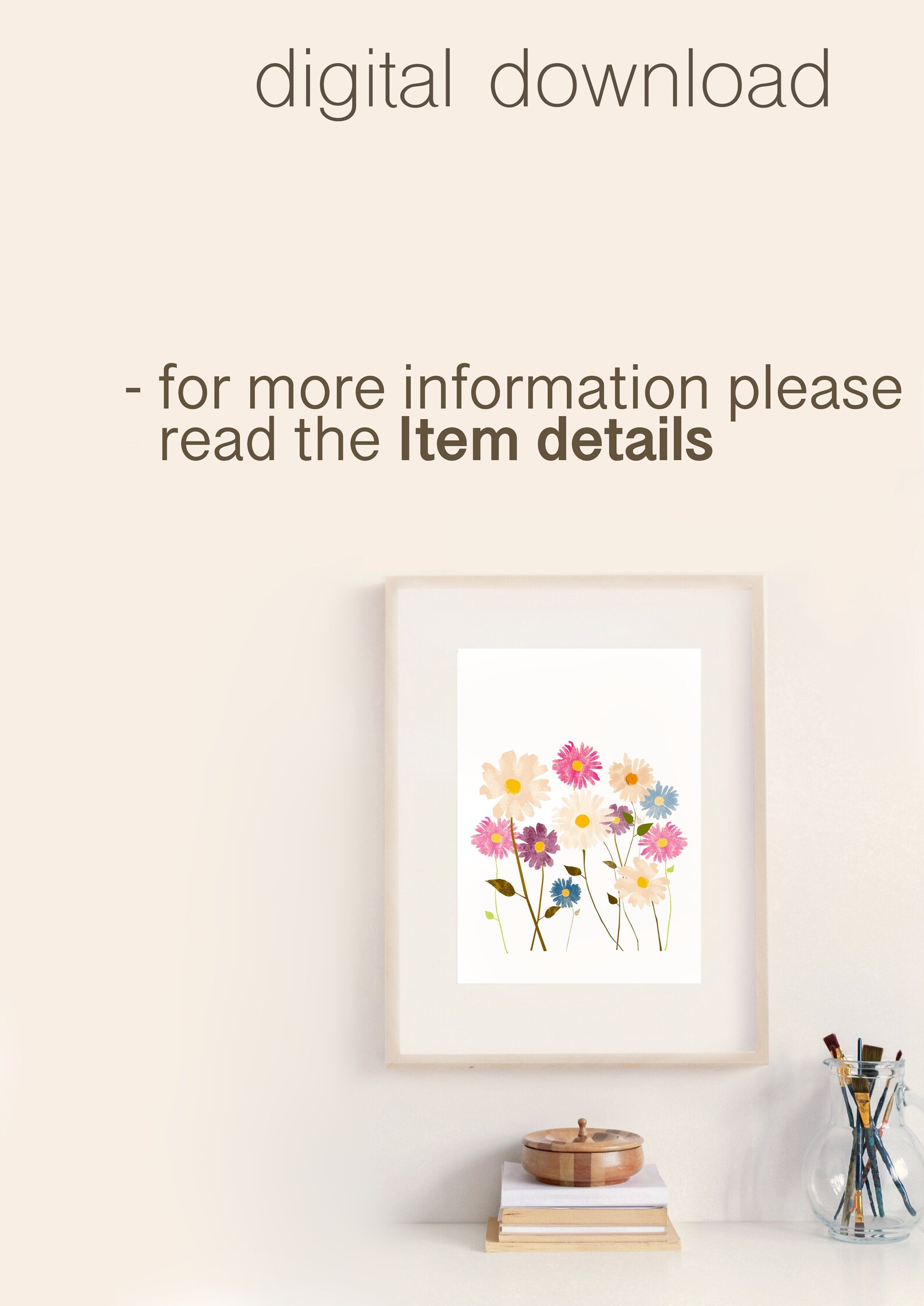 Floral Print, Floral Poster, Colorful Prints, Colorful Flowers, Prints ...