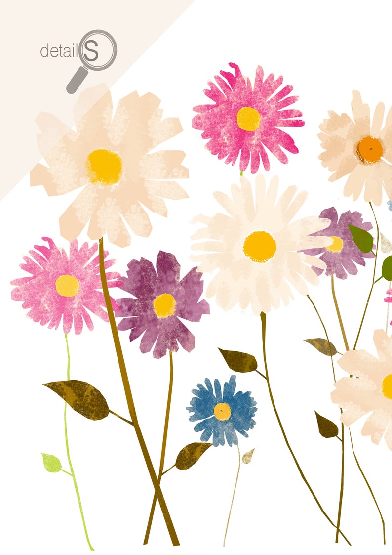 Floral Print, Floral Poster, Colorful Prints, Colorful Flowers, Prints ...