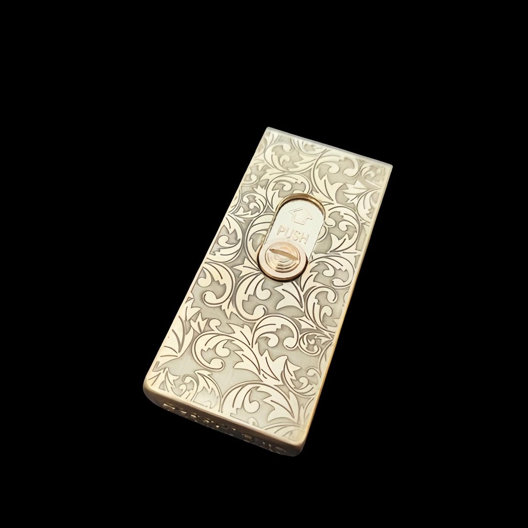 Automatic 'matchbox' Lighter | Vintage Push-button Auto-eject Ignition ...