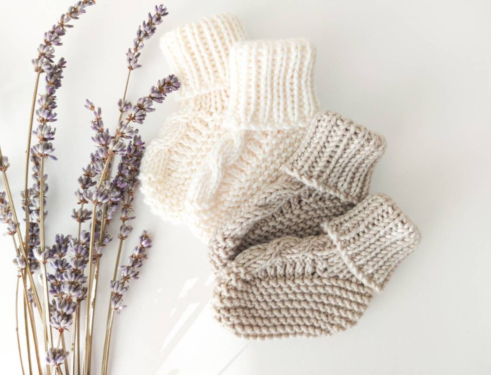 Hand Knitted Merino Wool Baby Booties Unisex Booties Newborn - Etsy