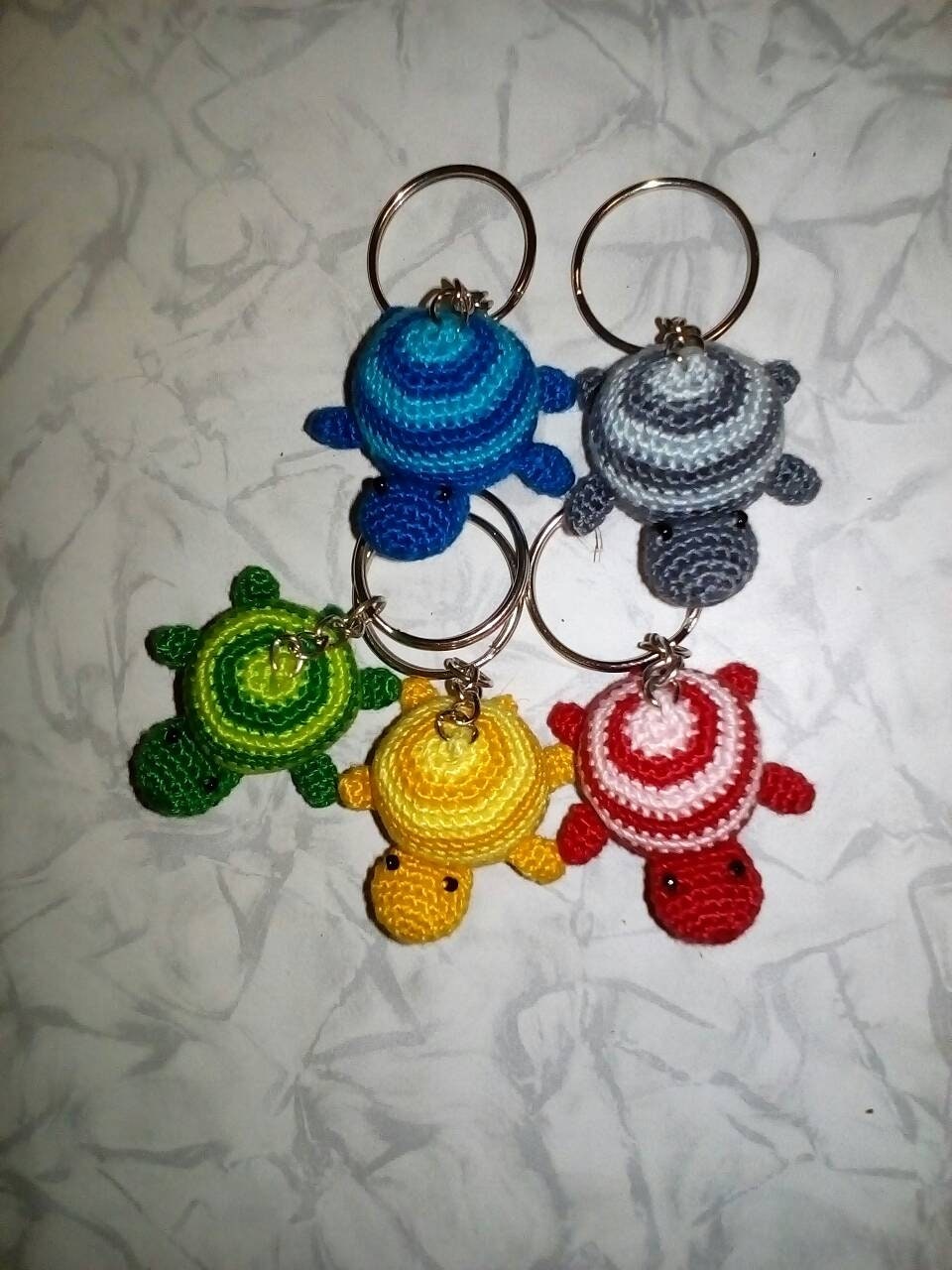 Crochet turtles set Turtle toy Handmade keychain Handmade toy | Etsy
