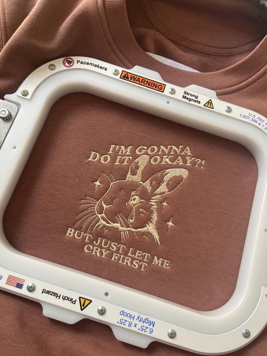 Let Me Cry First Bun Embroidered Crewneck Sweatshirt Cute Gift Jumper ...