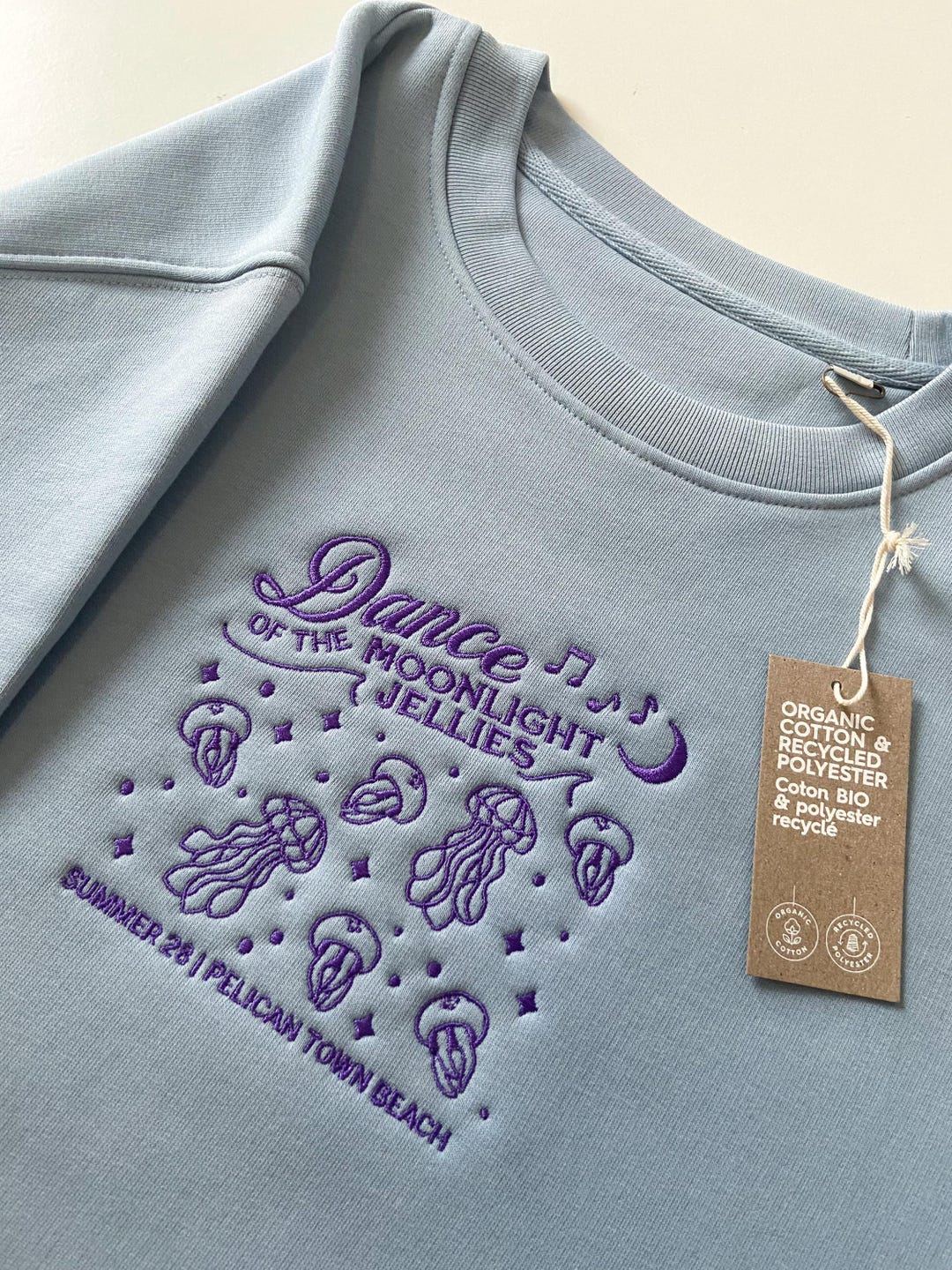 Jellyfish Sweatshirt | Cute Gift Jumper Embroidery Funny Gamer - Etsy