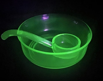 Uranium Glass Spoon - Etsy