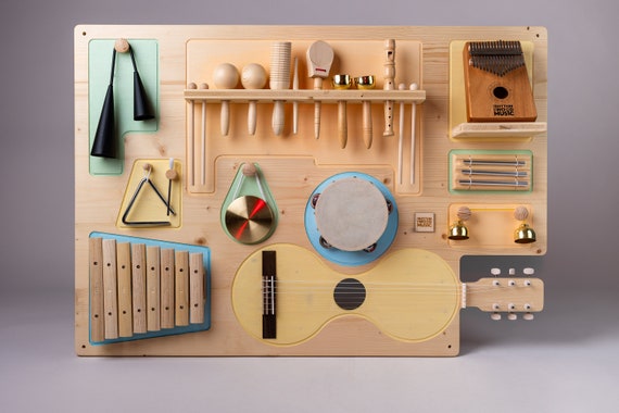 Music Wall Board With Percussion Instruments - Etsy