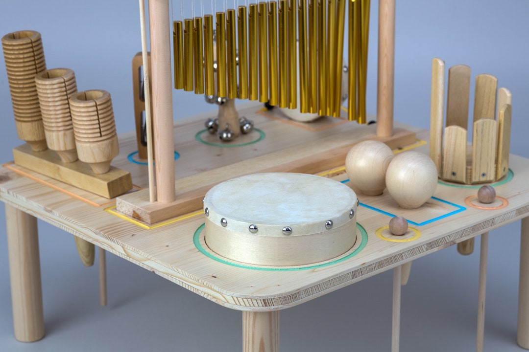 Percussion Instruments for Children Music Table Wooden Instruments Eco ...