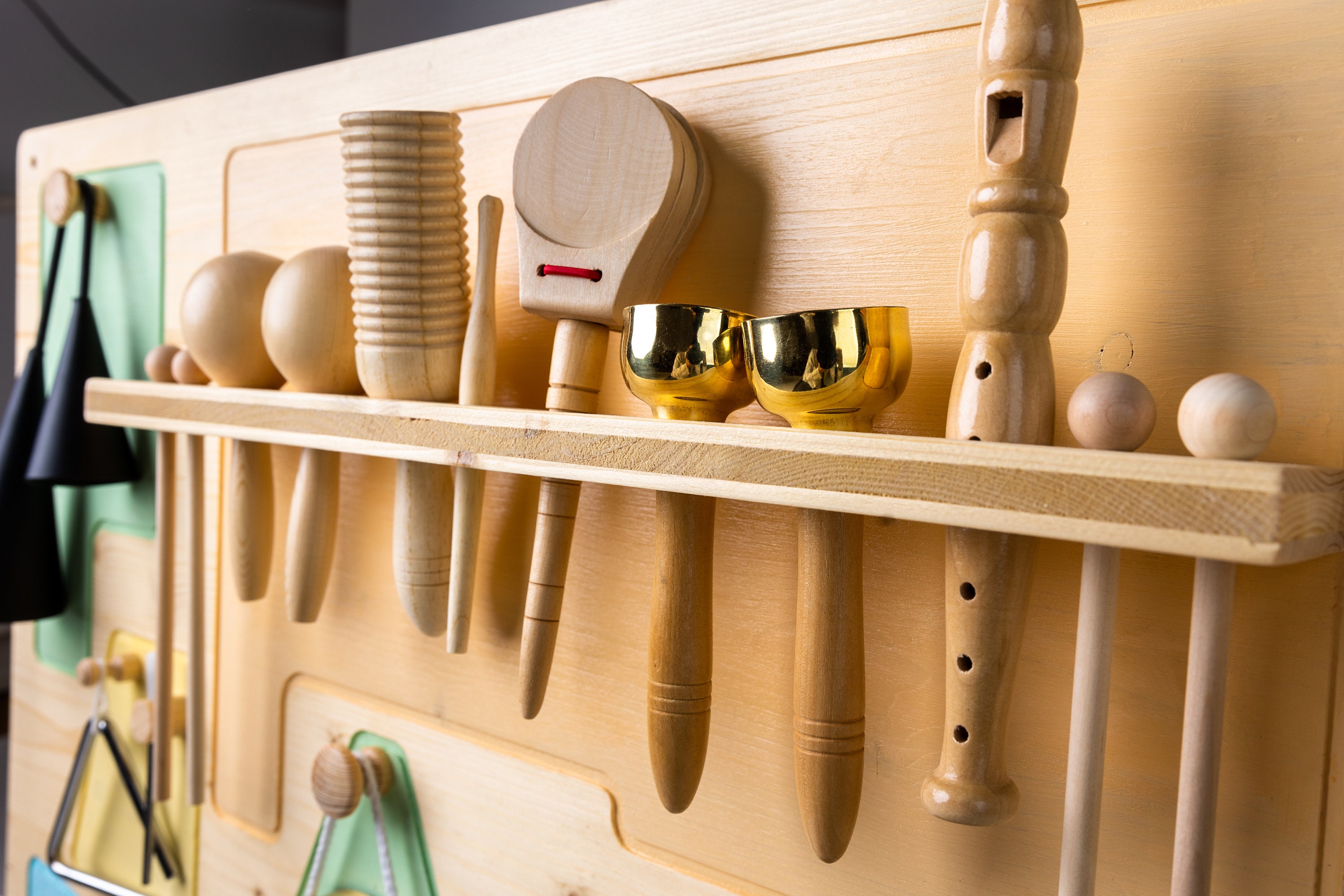 Music Wall Board With Percussion Instruments - Etsy