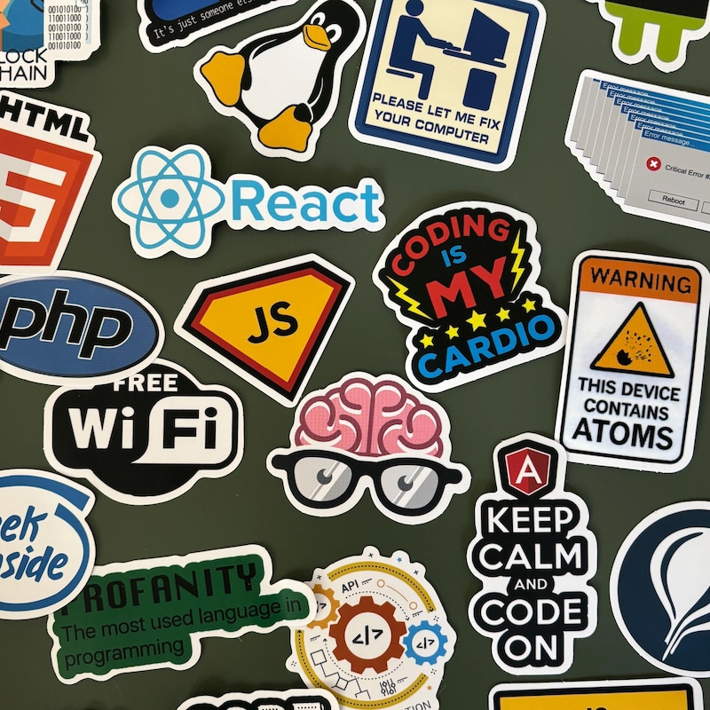 Developer Stickers - Etsy