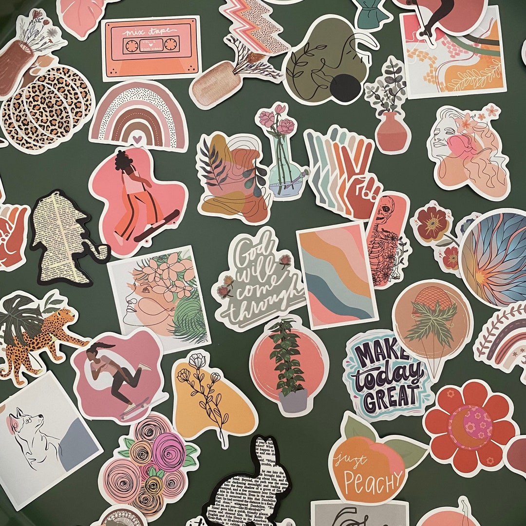 Lot of 50 Autumn Stickers Vinyl Stickers Bundle Funny Stickers Pack ...