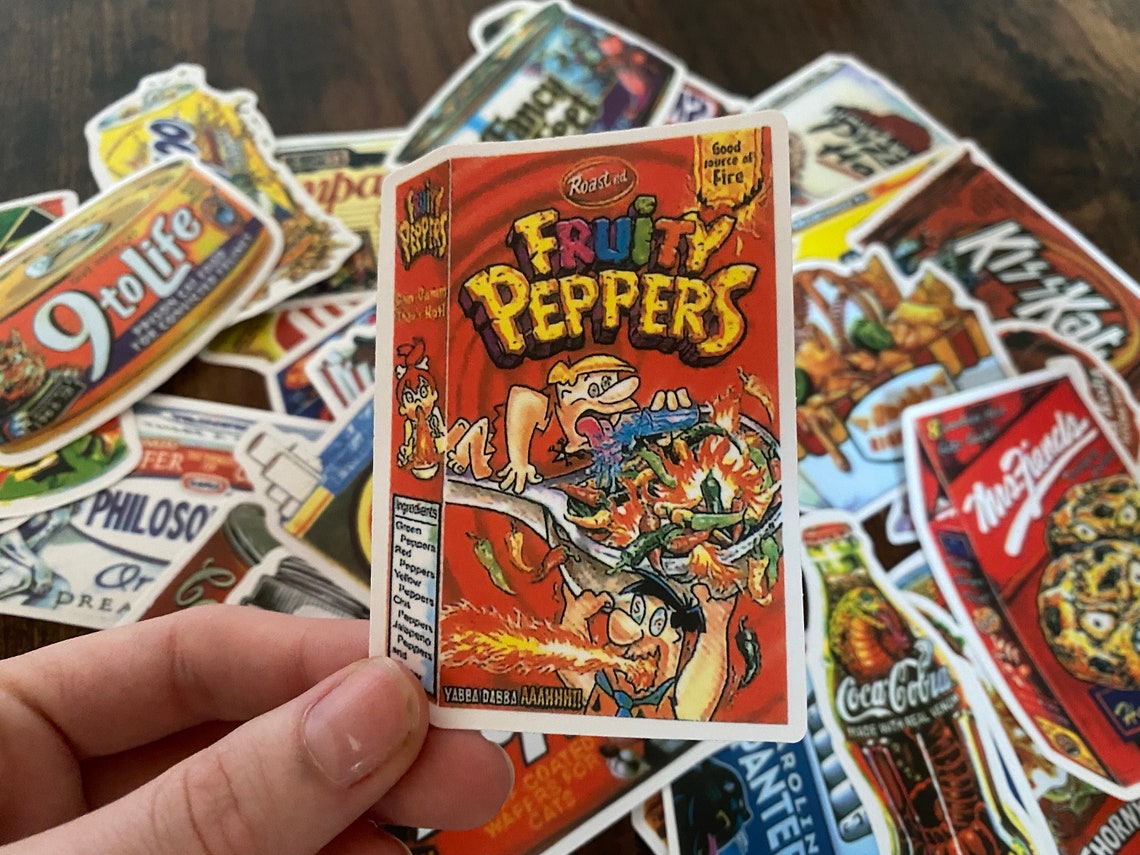 Vintage USA Brands Stickers Vinyl Stickers Bundle Funny - Etsy