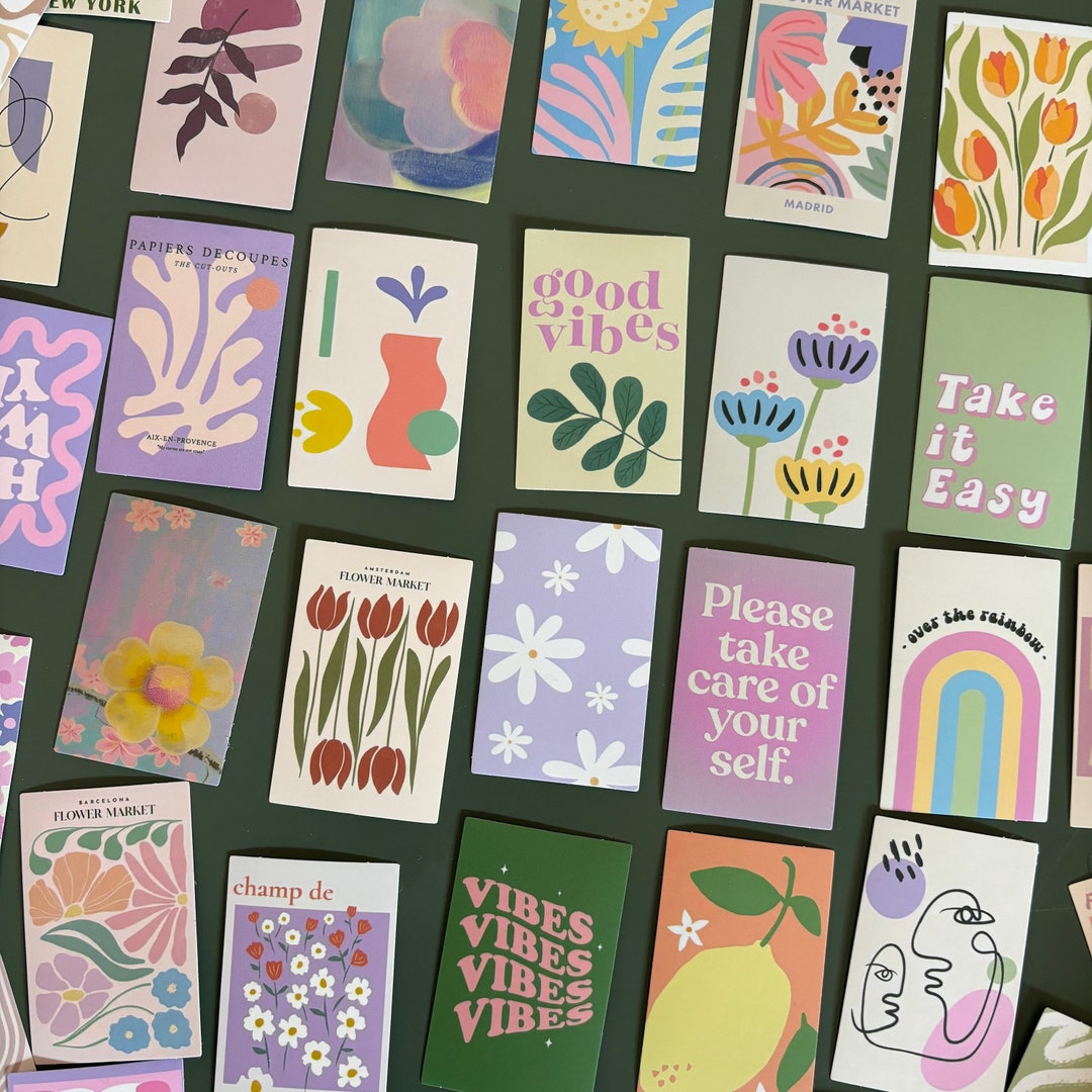 50 Aesthetic Stickers - Pinterest Vibe - Quotes - Vinyl - Bundle ...