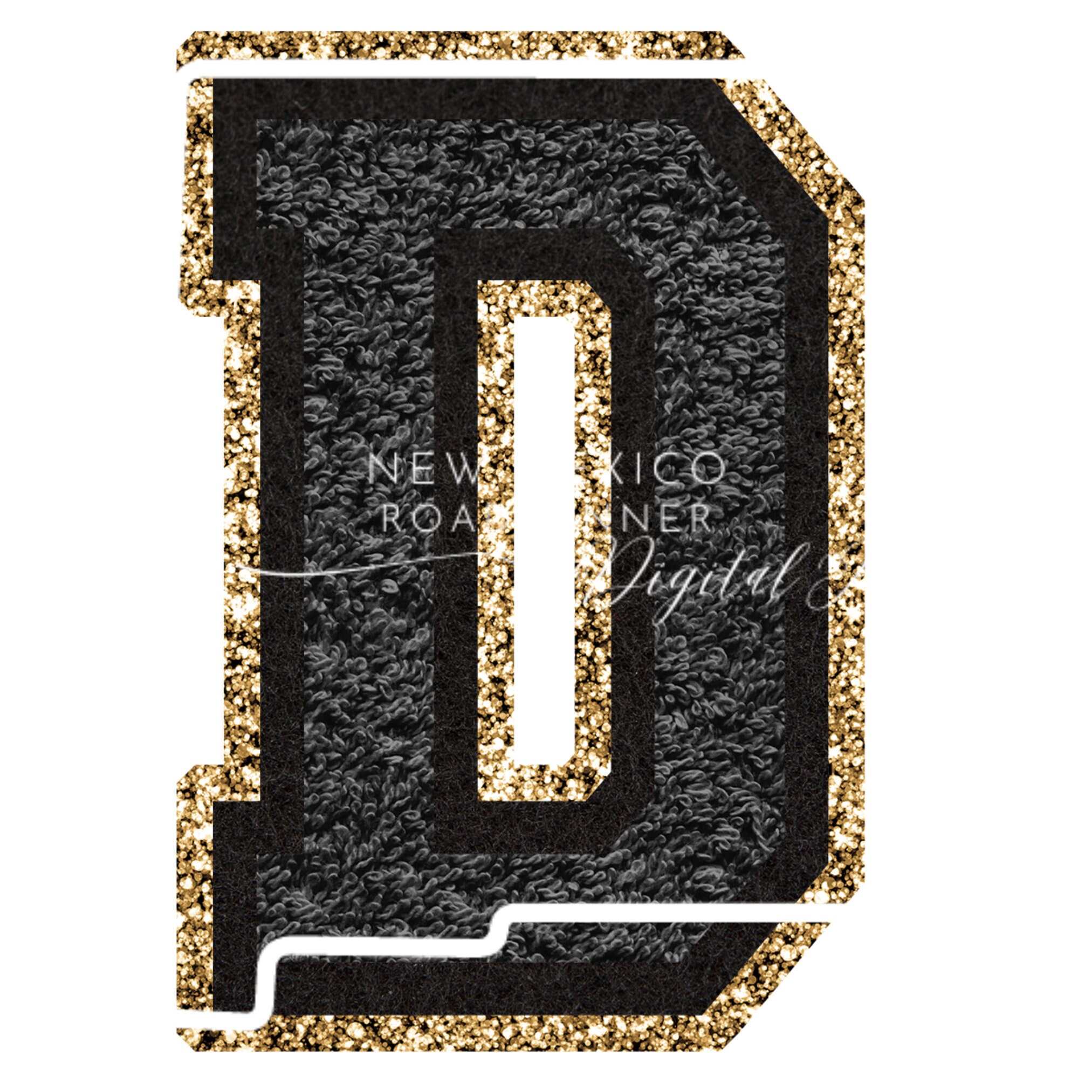 Black Varsity Letter and Number Patches Clip Art - Etsy