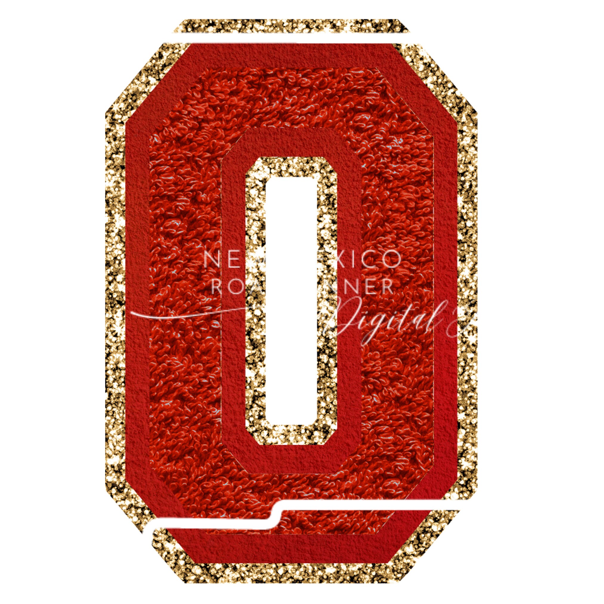 Red Varsity Letter and Number Patches Digital Download Clip - Etsy