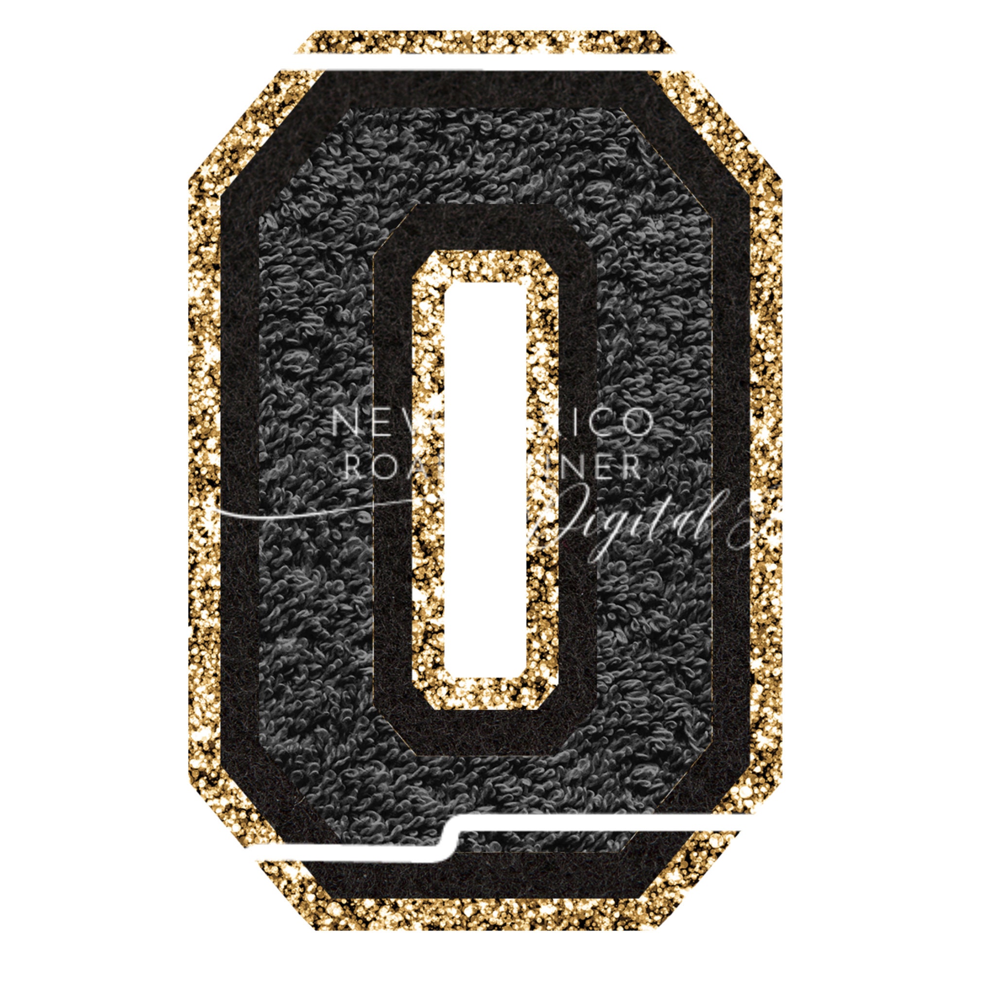 Black Varsity Letter and Number Patches Clip Art - Etsy