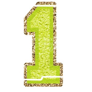 Varsity Letter and Number Clip Art, PNG, Digital Download- Multicolor ...