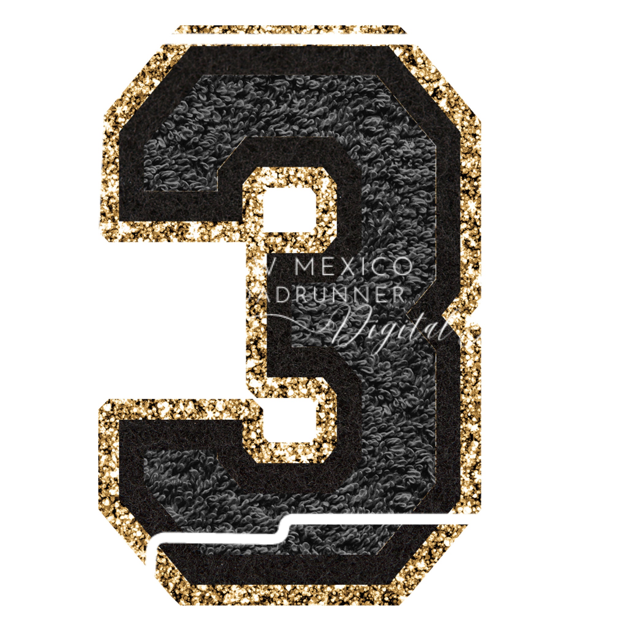 Black Varsity Letter and Number Patches Clip Art - Etsy