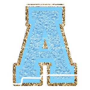 Varsity Letter and Number Clip Art, PNG, Digital Download- Multicolor ...