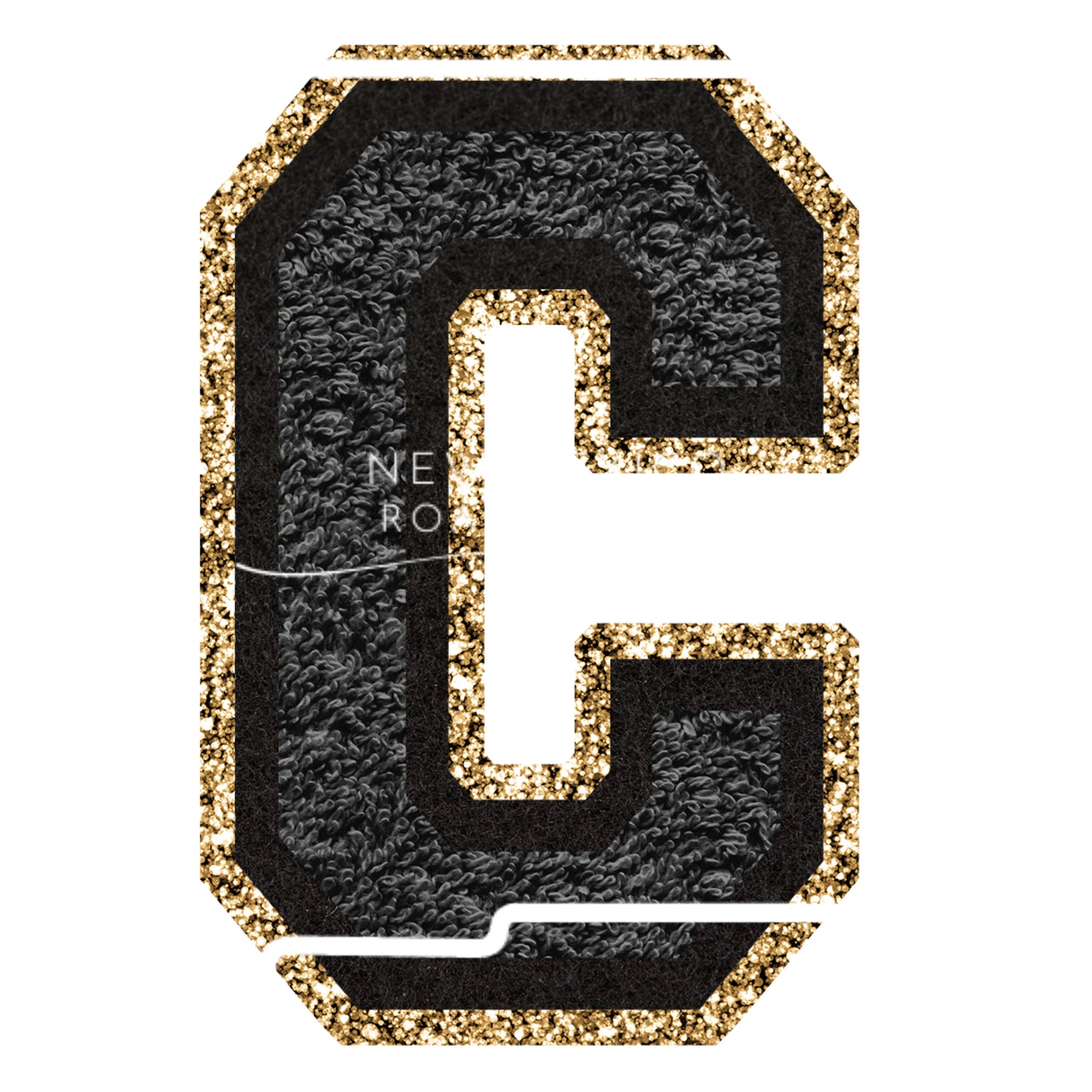 Black Varsity Letter and Number Patches Clip Art - Etsy