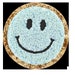 Multicolored Smiley Face With Black Smile/eyes Varsity Patches Clip Art ...