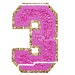 Hot Pink Varsity Letter Patches Digital Download - Etsy