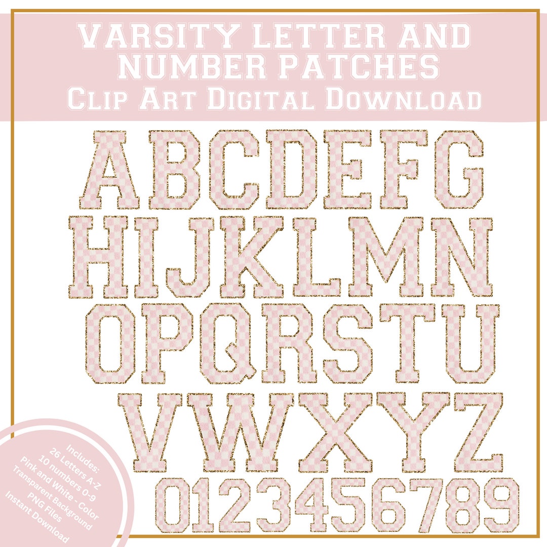 Pink and White Checkered Patches Clip Art, PNG, Digital Download PNG - Etsy