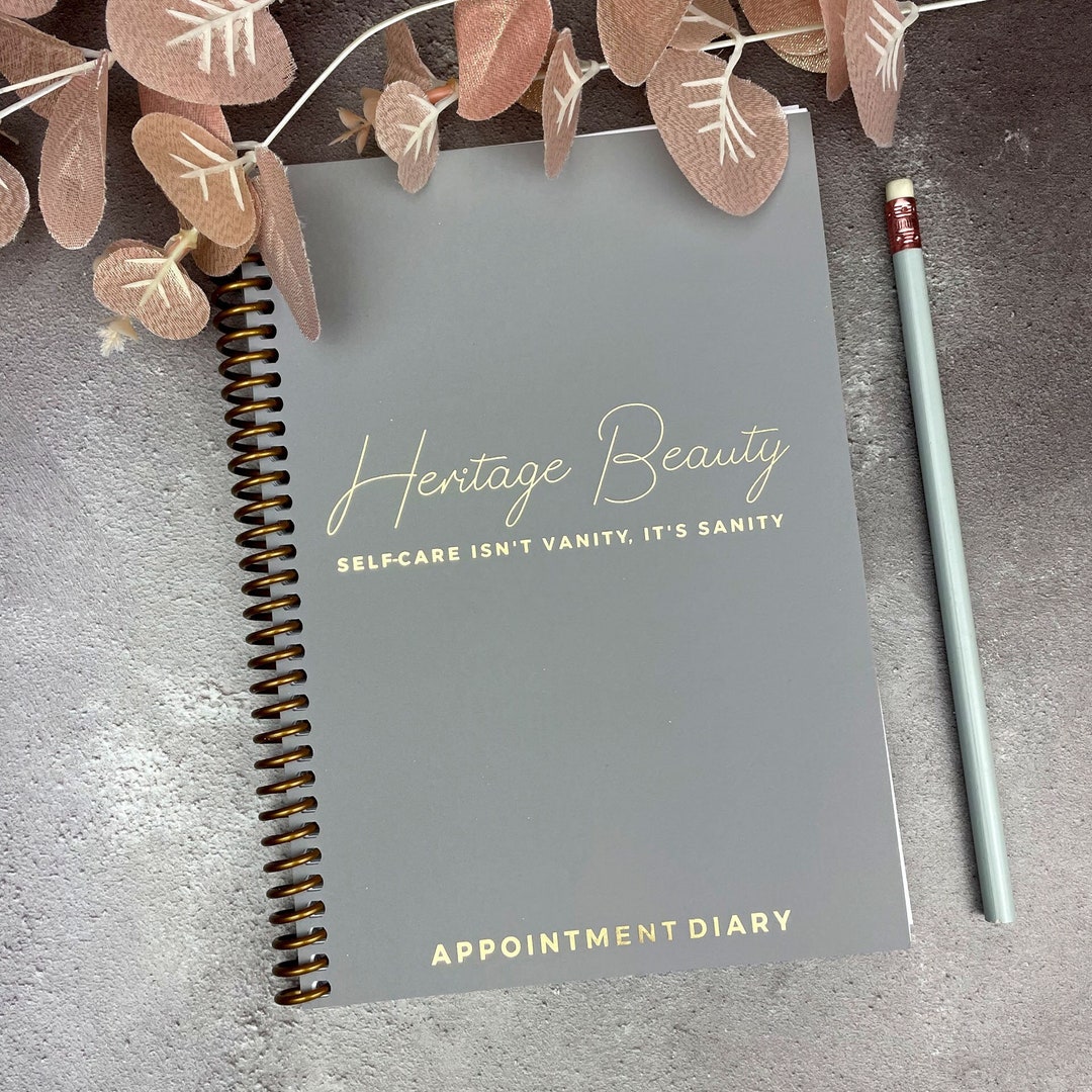 2026 Appointment Diary, A5, Week to View, Personalised Cover, Foil ...