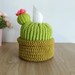 Hand Knitted Tissue Box Cover, Cactus, Home Decor, Crochet Tissue Box ...