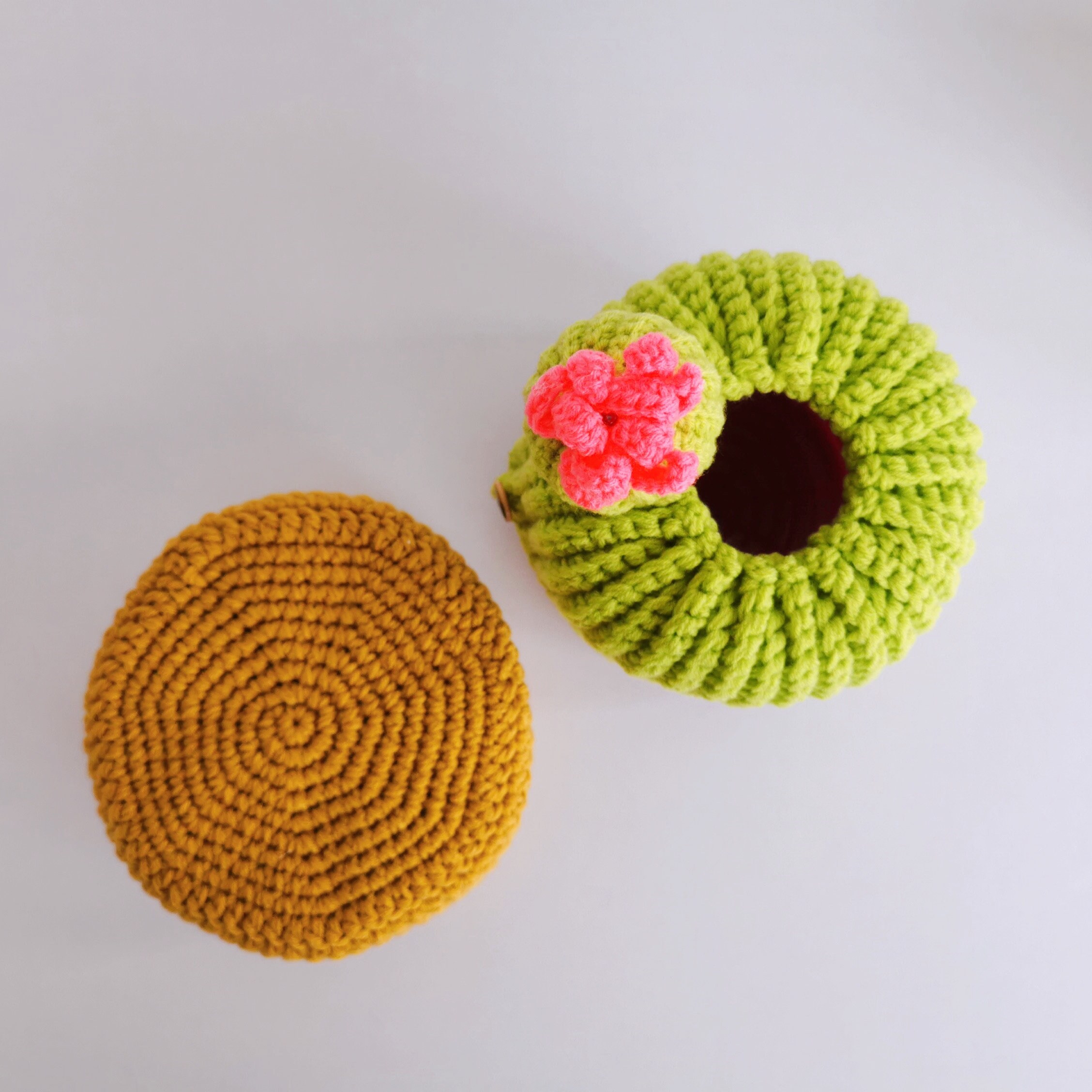 Hand Knitted Tissue Box Cover, Cactus, Home Decor, Crochet Tissue Box ...