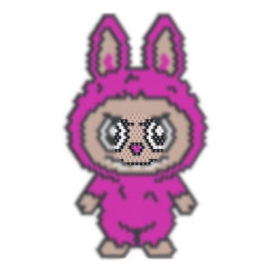 Labubu Perler Bead Pattern - Etsy