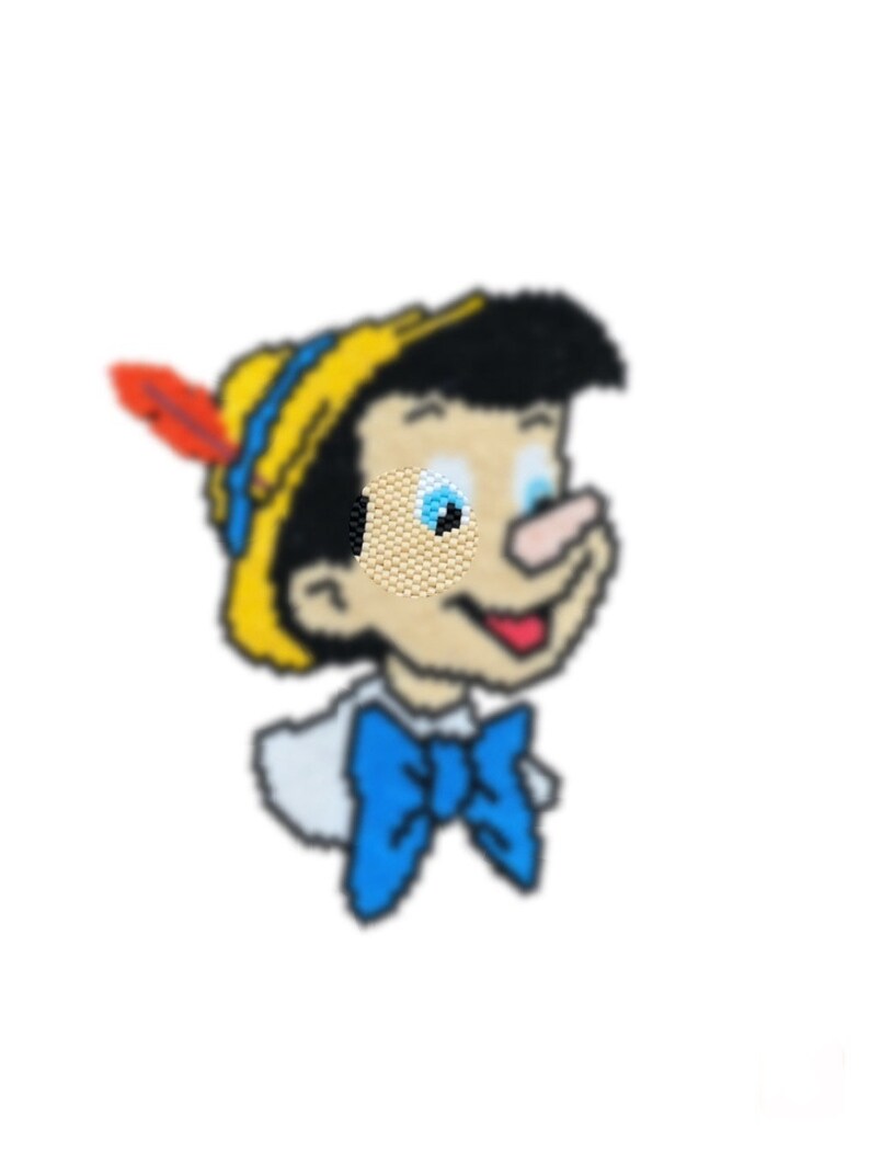 Pinocchio Diagram - Miyuki Bead Weaving - Etsy