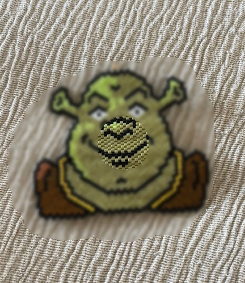 Shrek Diagram - Miyuki Bead Weaving - Etsy