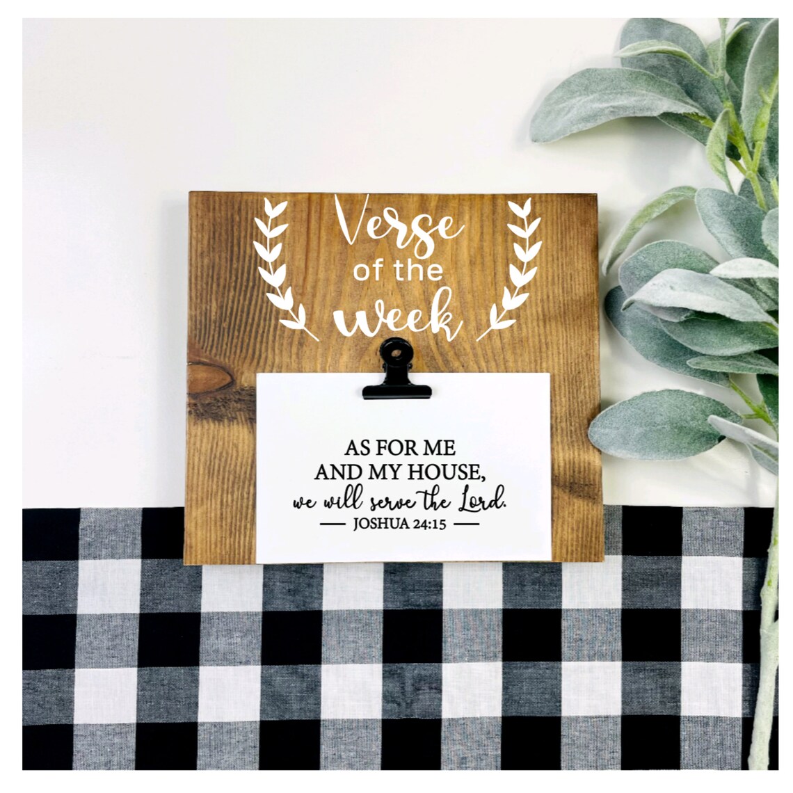 Verse of the Week Clipboard Sign | Bible Verse Prayer Clipboard ...