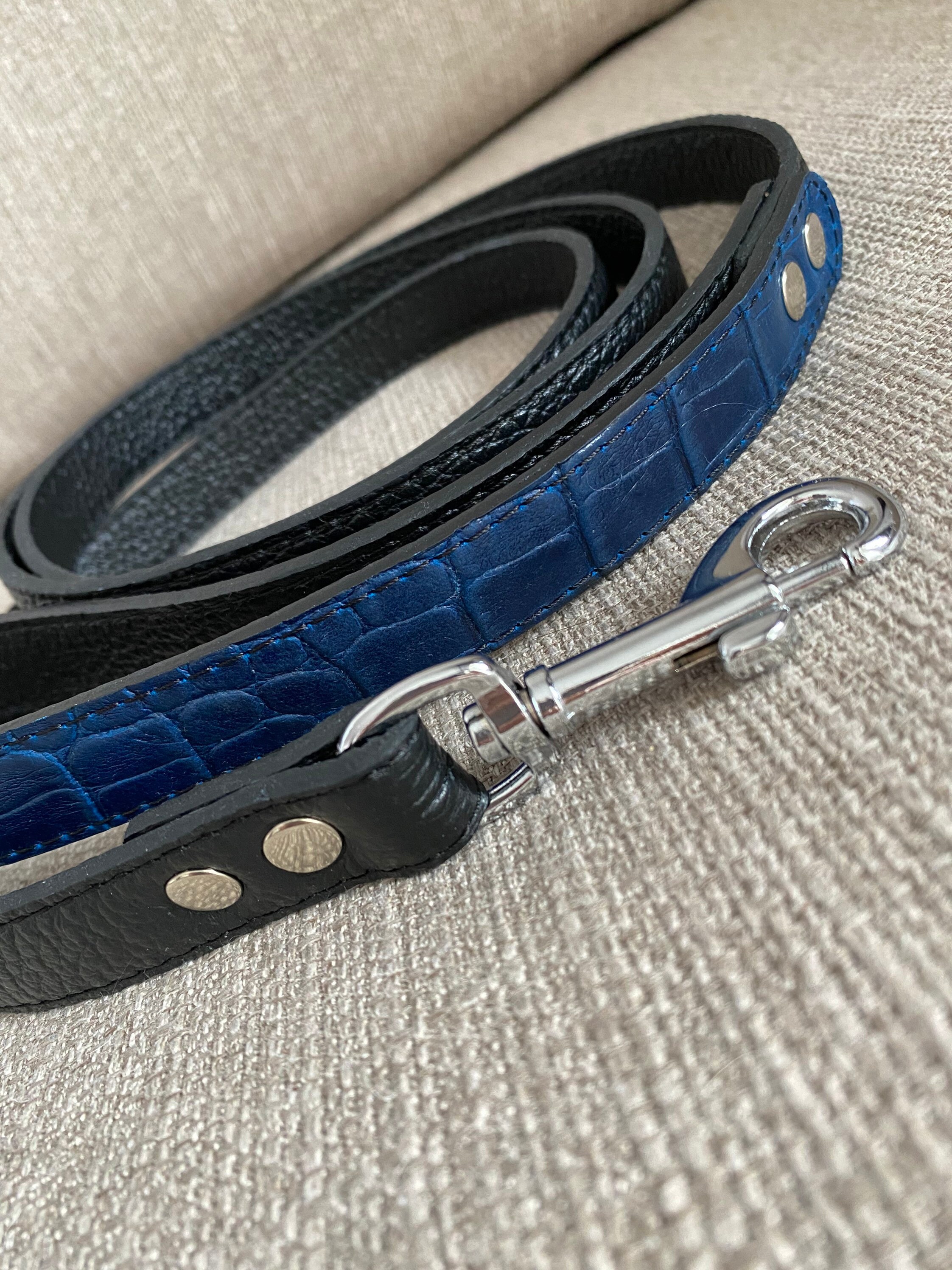 Genuine leather leashes. Different colors and styles available | Etsy
