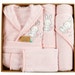 BABY BATHROBE SET 4 Pieces / %100 Organic Cotton / Newborn Gift Set ...