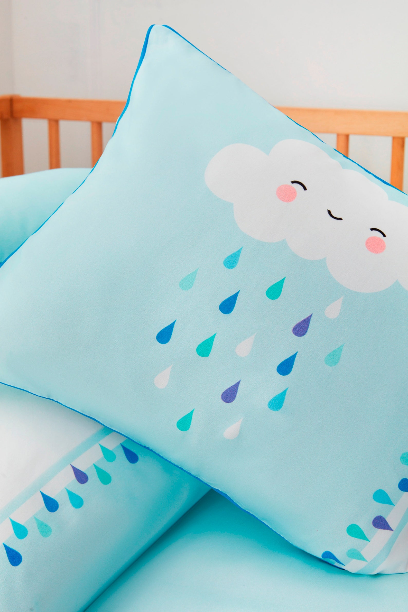 Organic Baby Bedding Set, Bunny Print, Soft Cotton Duvet Cover - Etsy UK