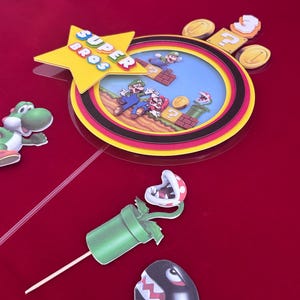 Mario Bros Cake Topper - Etsy